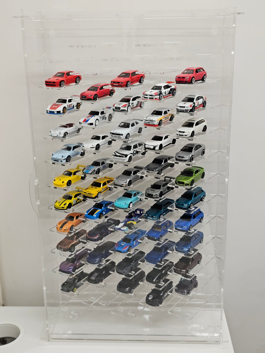 Model car showcase Vitrine Size 1:64 Die cast cars display case Scale ...