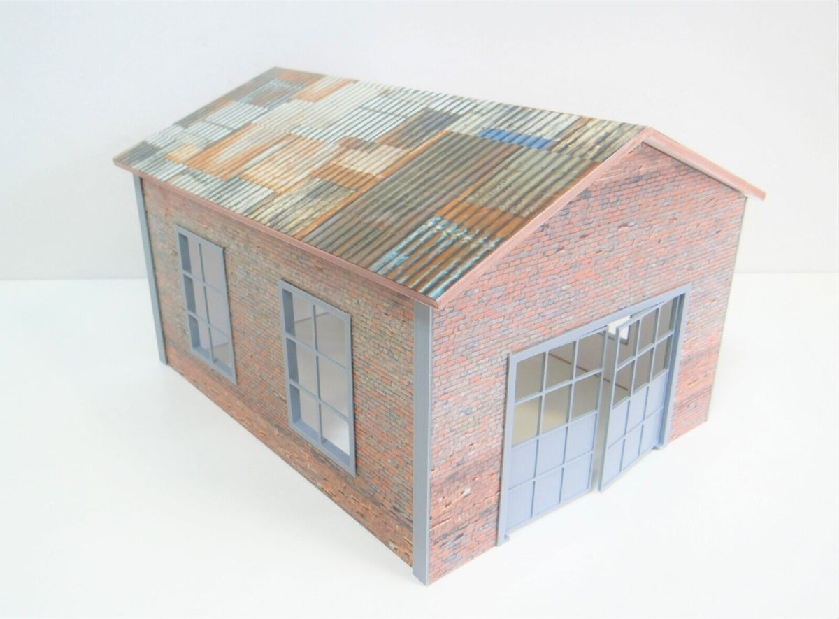 1:24 Diorama brick garage Diorama model kit cars display decoration ...