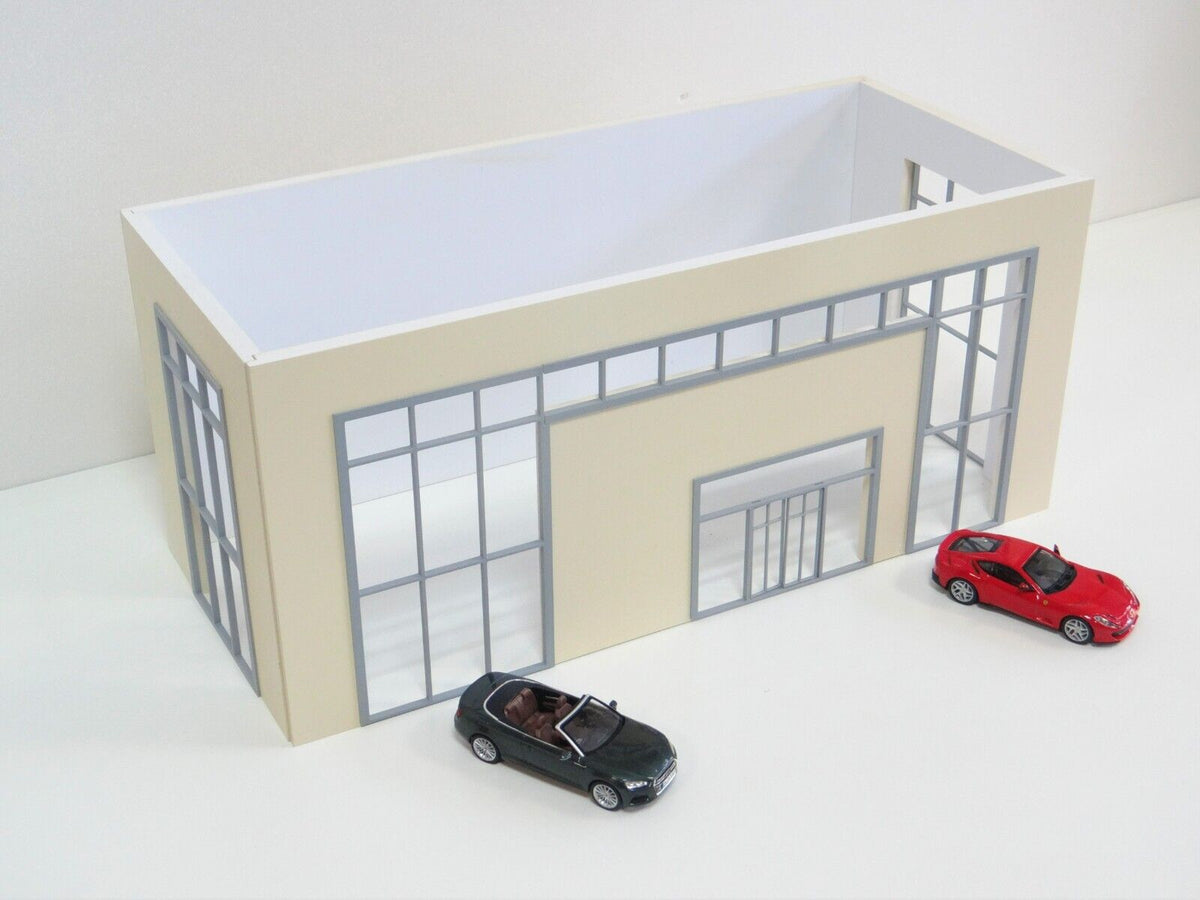 1:43 Diorama showroom Auto shop Model cars display Car store miniature ...