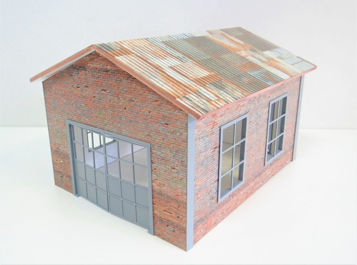 1:24 Diorama brick garage Diorama model kit cars display decoration ...