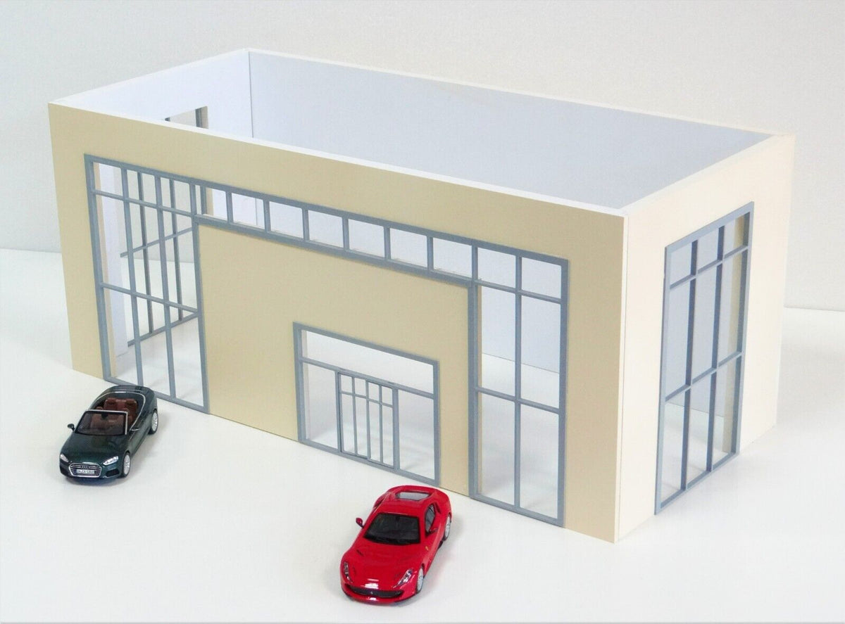 1:43 Diorama showroom Auto shop Model cars display Car store miniature ...