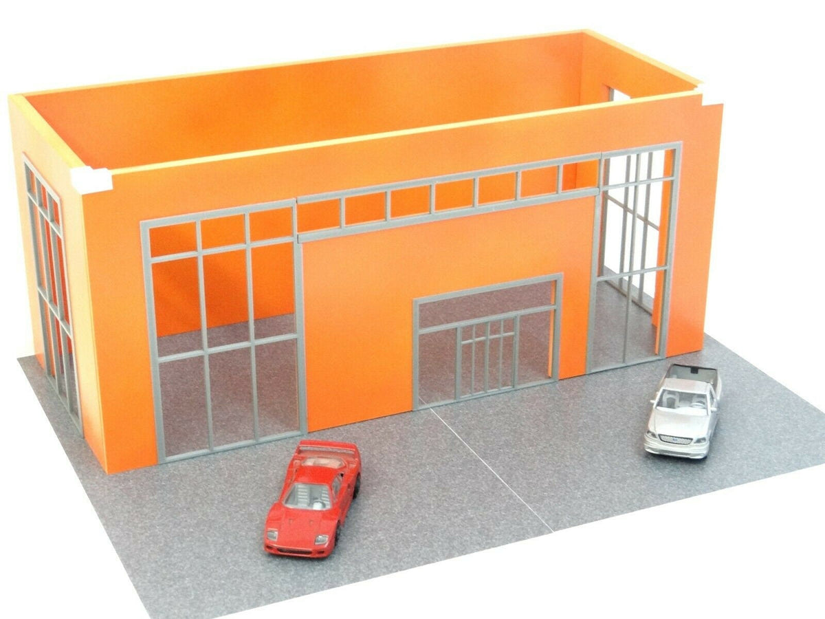 Scale 1:43 Car store BIG Model cars display Diorama model kit Auto sho ...