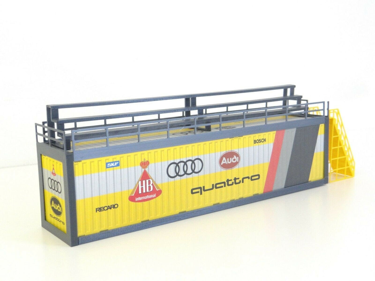 Scale 1:43 Container tribune Racetrack decoration Miniature container ...
