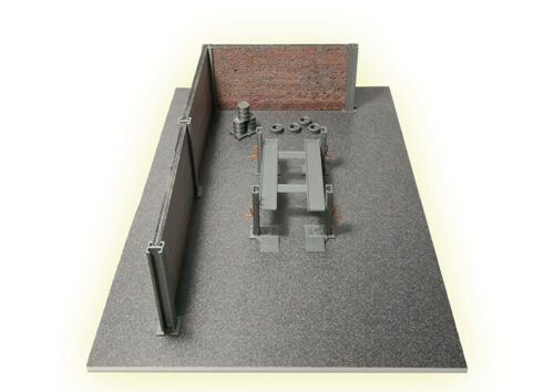 Scale 1:43 Diorama backyard miniature model Diorama model kit Die-cast ...