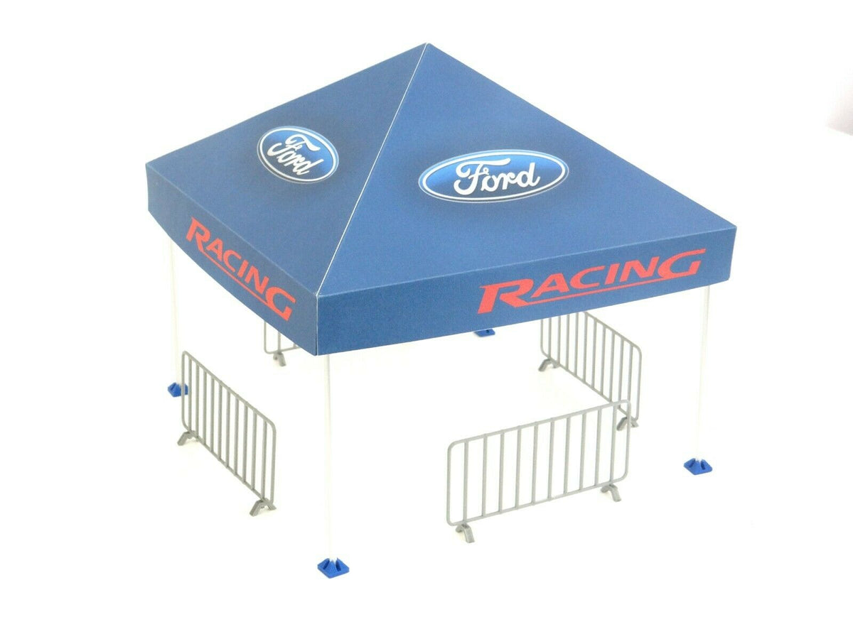Scale 1:18 Diorama rally tent model kit Sports car model display Racet ...