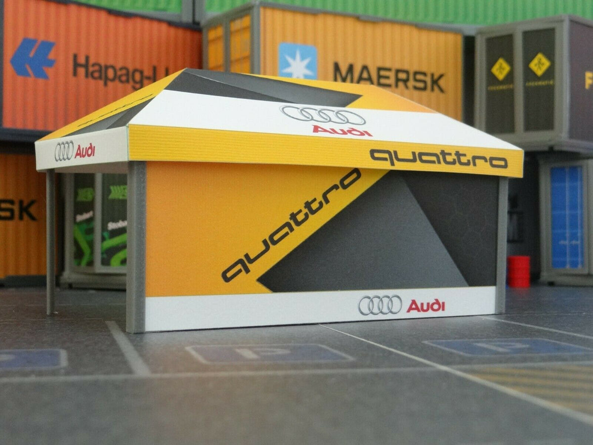 Rally Display Diorama Model Scale 1:43 Sport Small Tent For Car Models ...